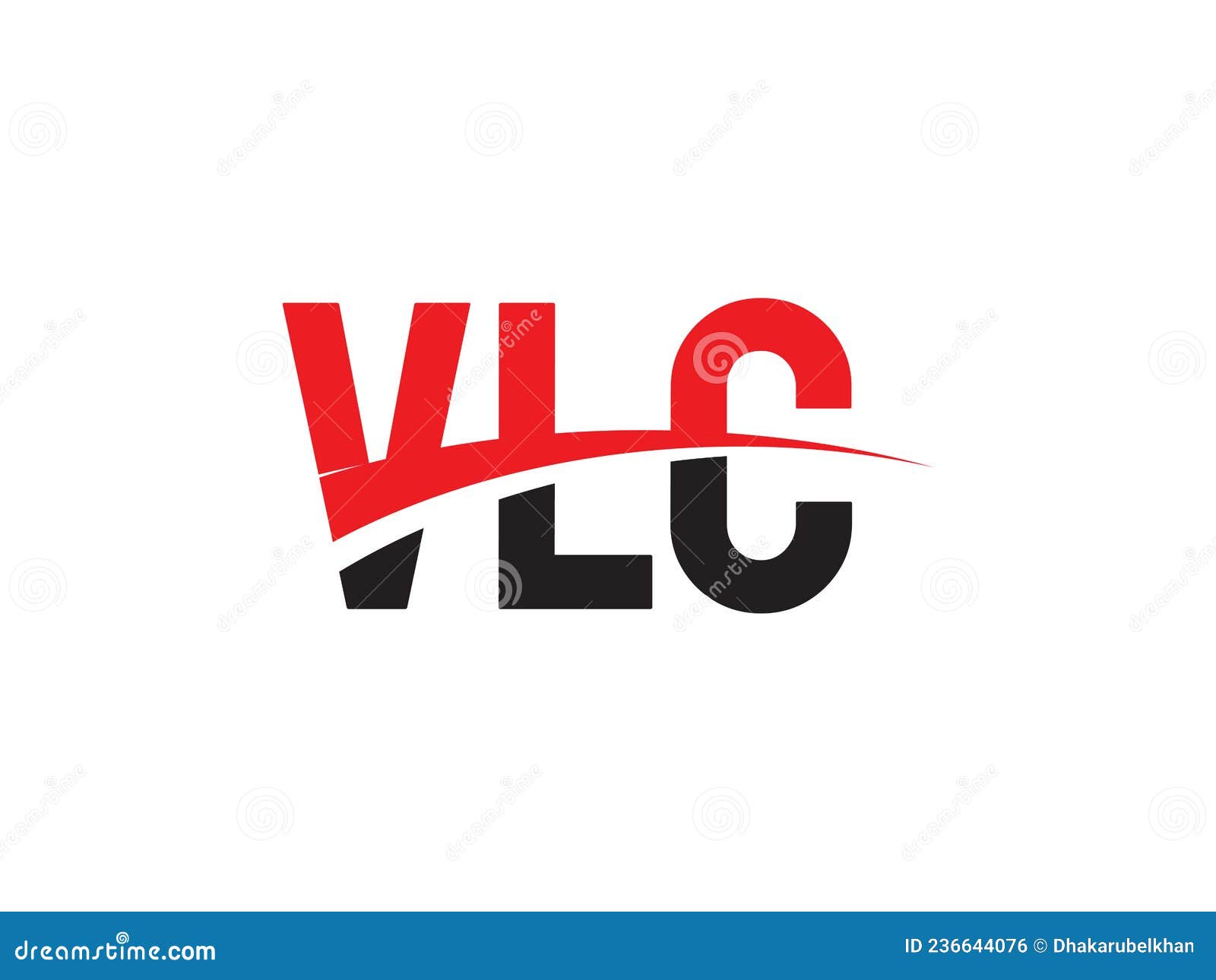 VLC Letter Initial Logo Design Vector Illustration Stock Vector ...