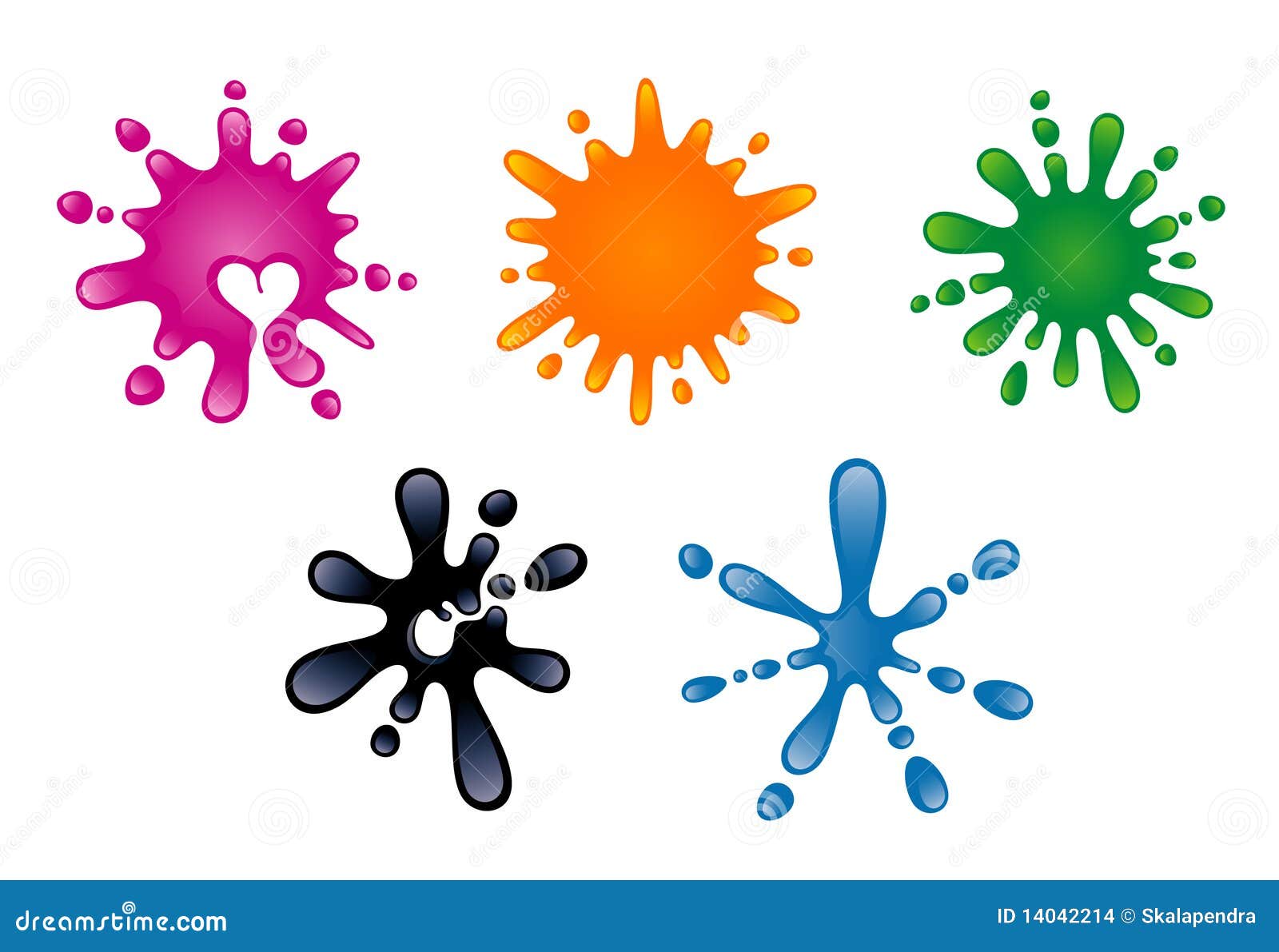 Vlek vector illustratie. Illustration of inkt, vlek, onzorgvuldig ...