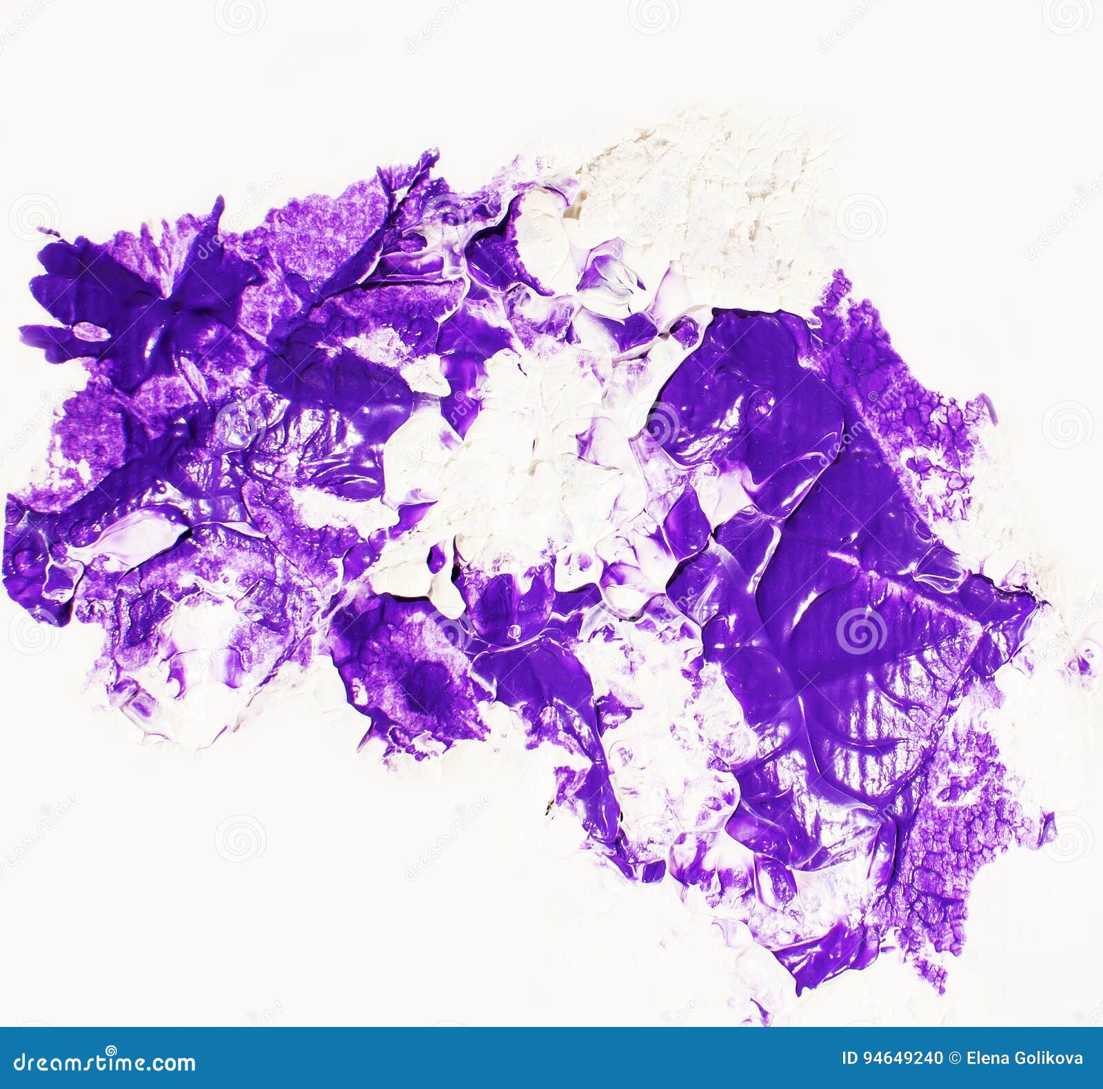 Vlek Van Purpere Witte Verf Stock Foto - Image of decoratie, beeld ...