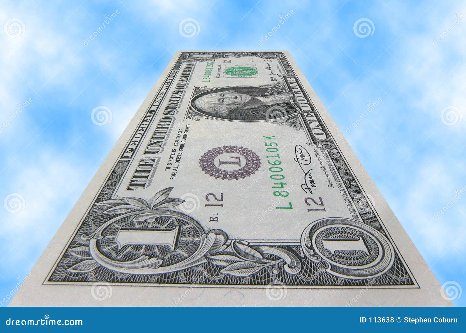 Vliegende Dollar stock foto. Image of storting, contant - 113638