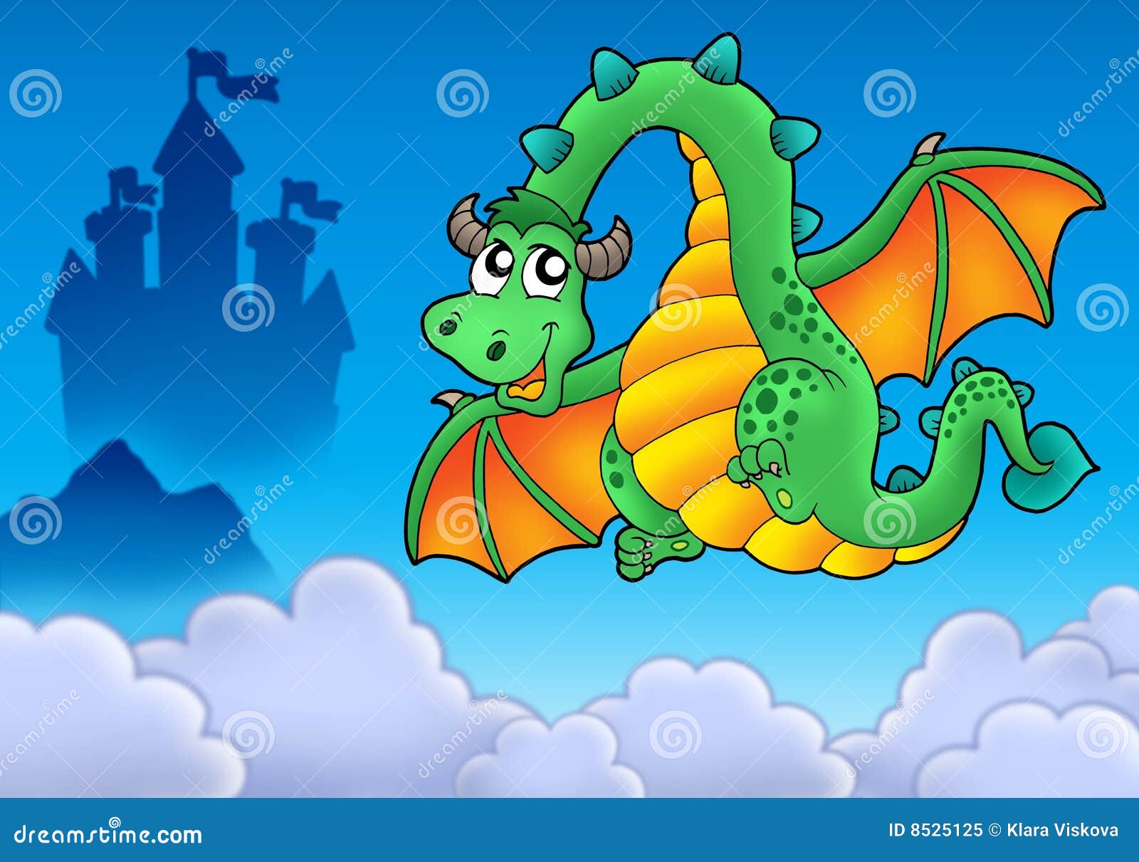 Groene Draak Vliegend