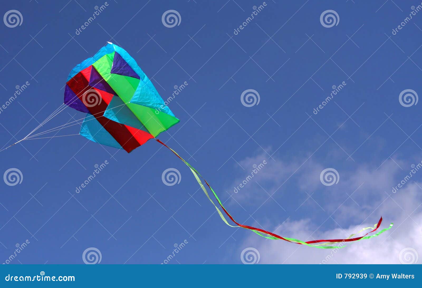 Vlieger tijdens de vlucht stock afbeelding. Image of alleen - 792939