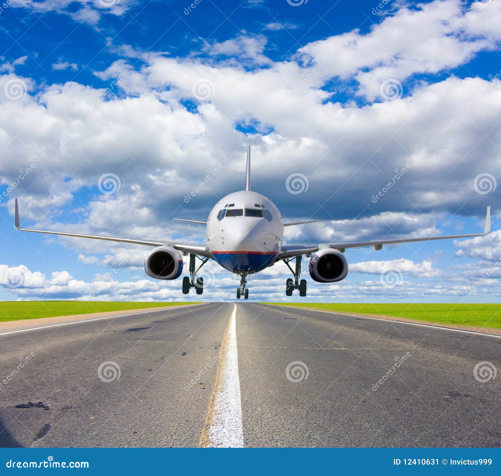 Vliegtuig stock afbeelding. Image of vlieg, vlucht, neem - 12410631