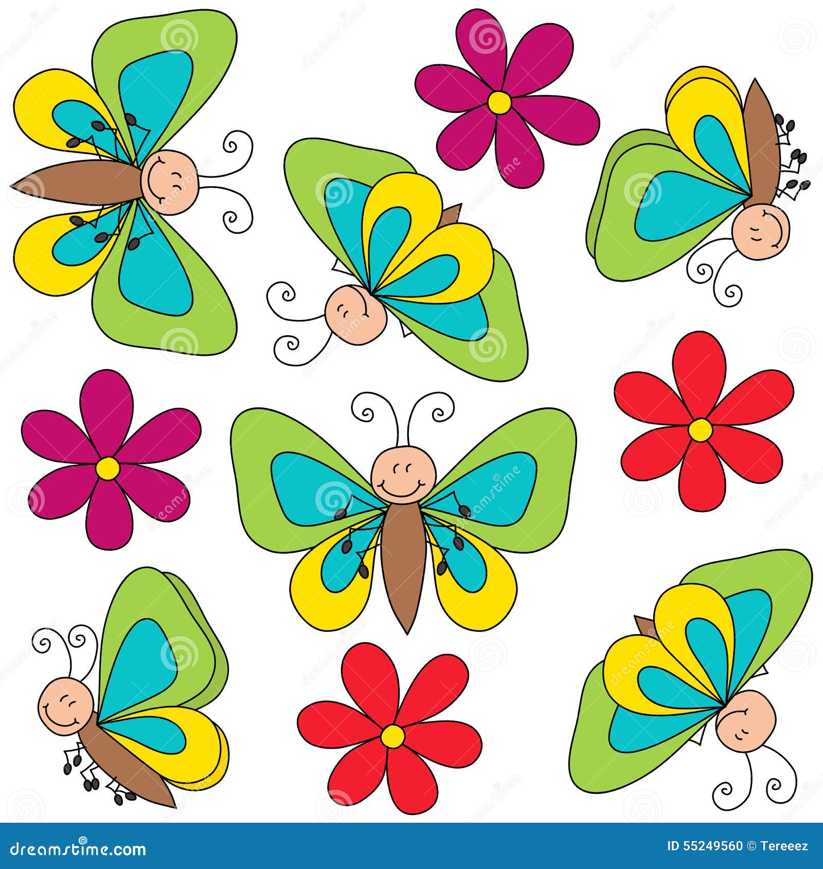 Vlinders Tekeningen Puzzel Vintage Images│Butterflies Vlinders│New