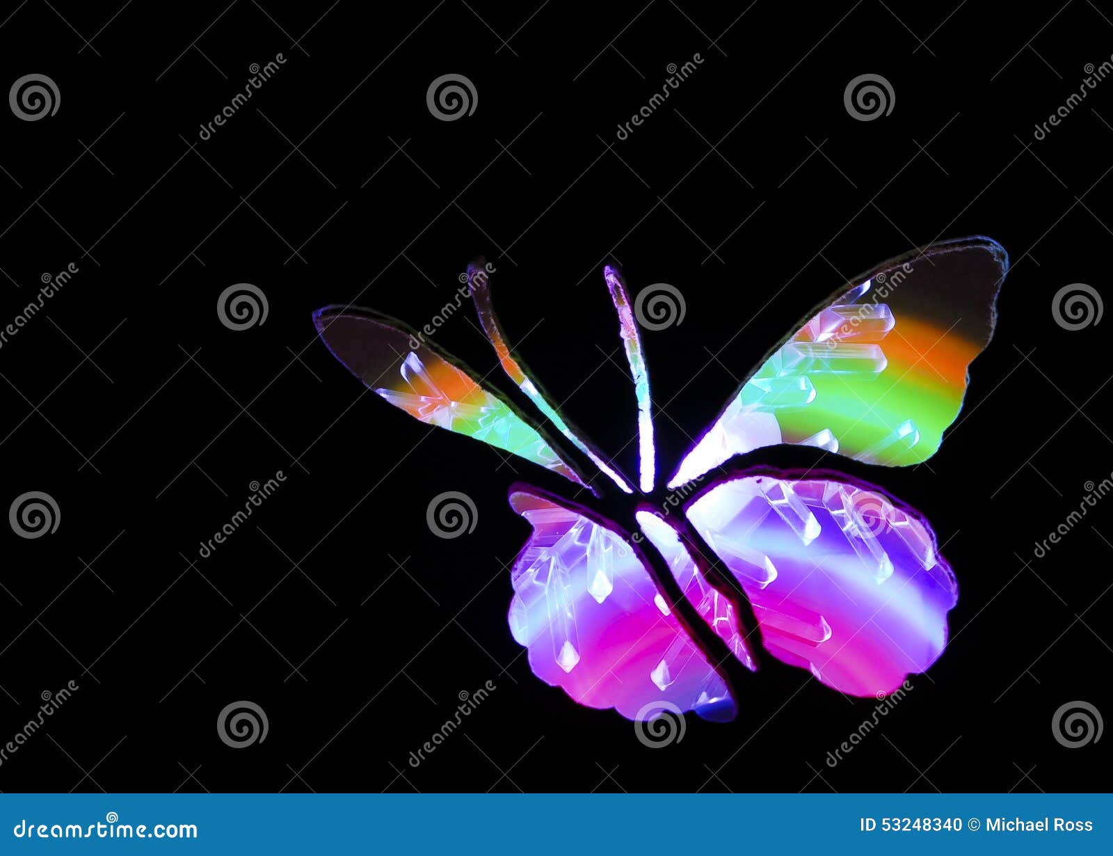 Vlinder Licht Het Schilderen Beeld Stock Illustratie - Illustration of ...