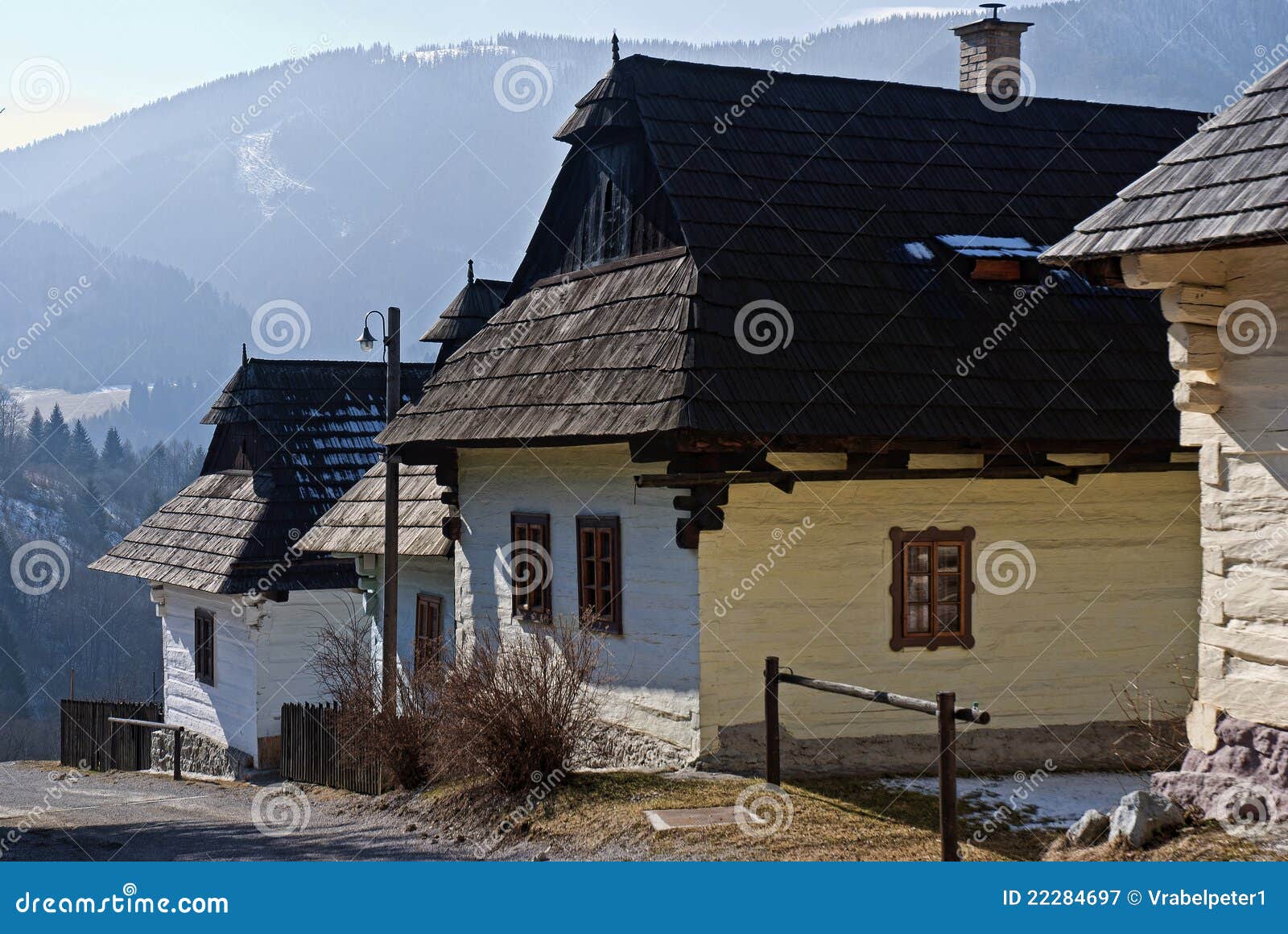 Vlkolinec, Slovakia stock image. Image of exterior, habitat - 22284697