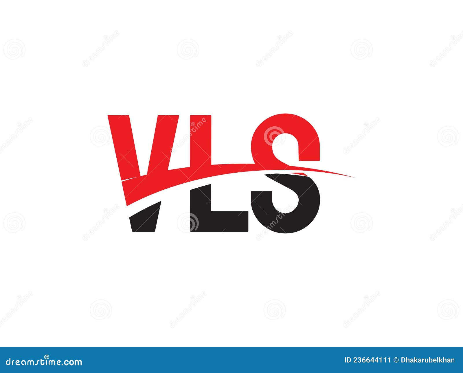 VLS Letter Initial Logo Design Vector Illustration Stock Vector ...