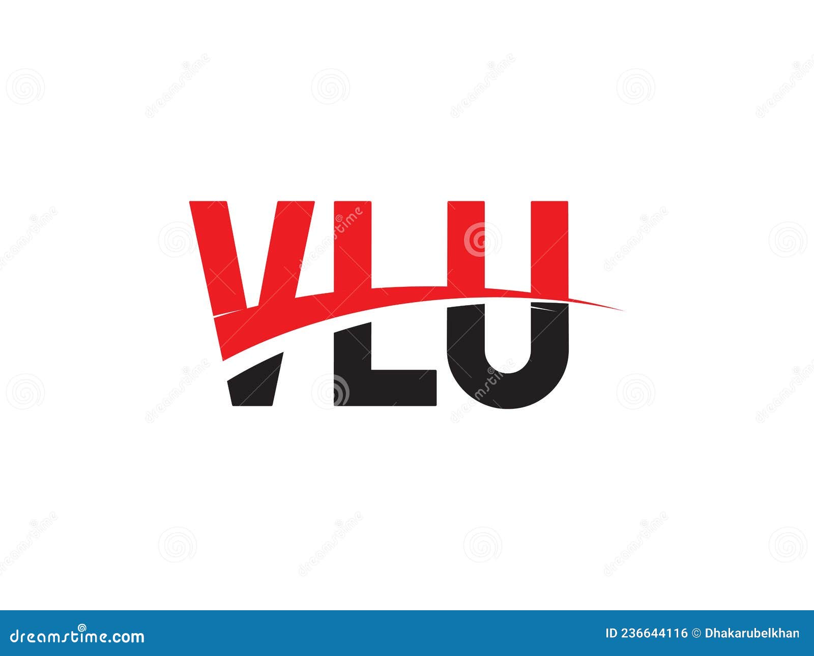 VLU Letter Initial Logo Design Vector Illustration Stock Vector ...