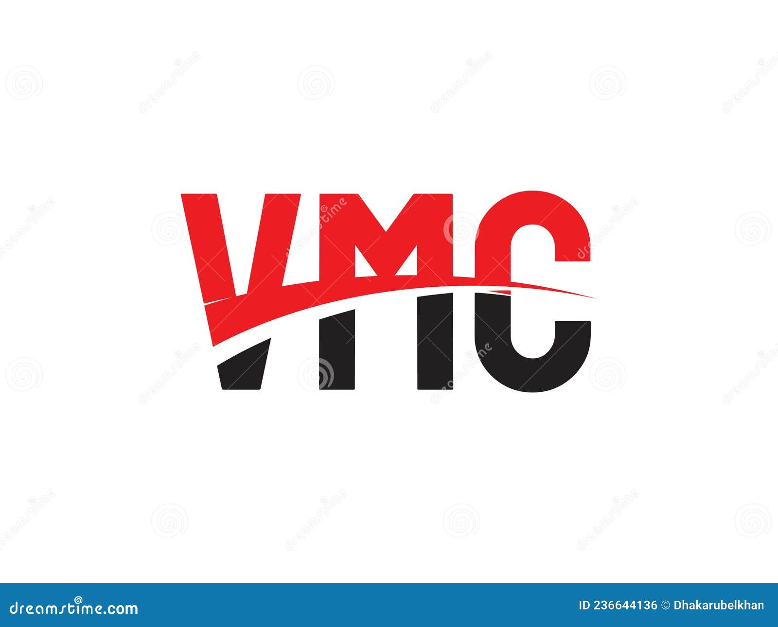 VMC Letter Initial Logo Design Vector Illustration Stock Vector ...