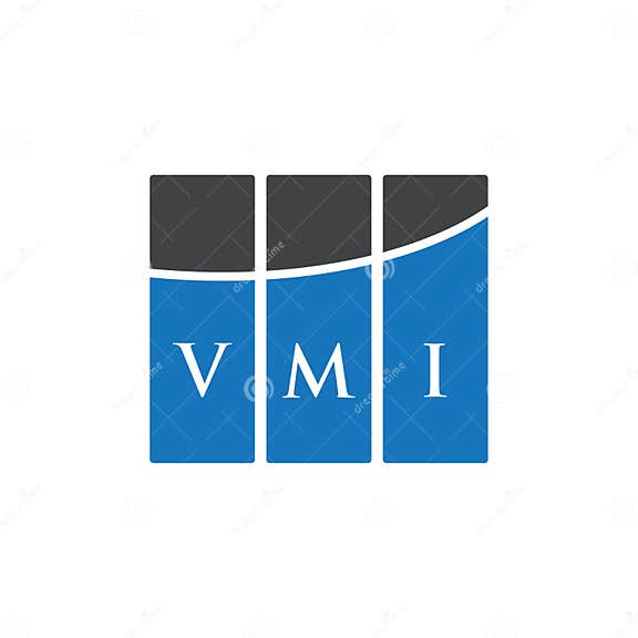 VMI Letter Logo Design on WHITE Background. VMI Creative Initials ...
