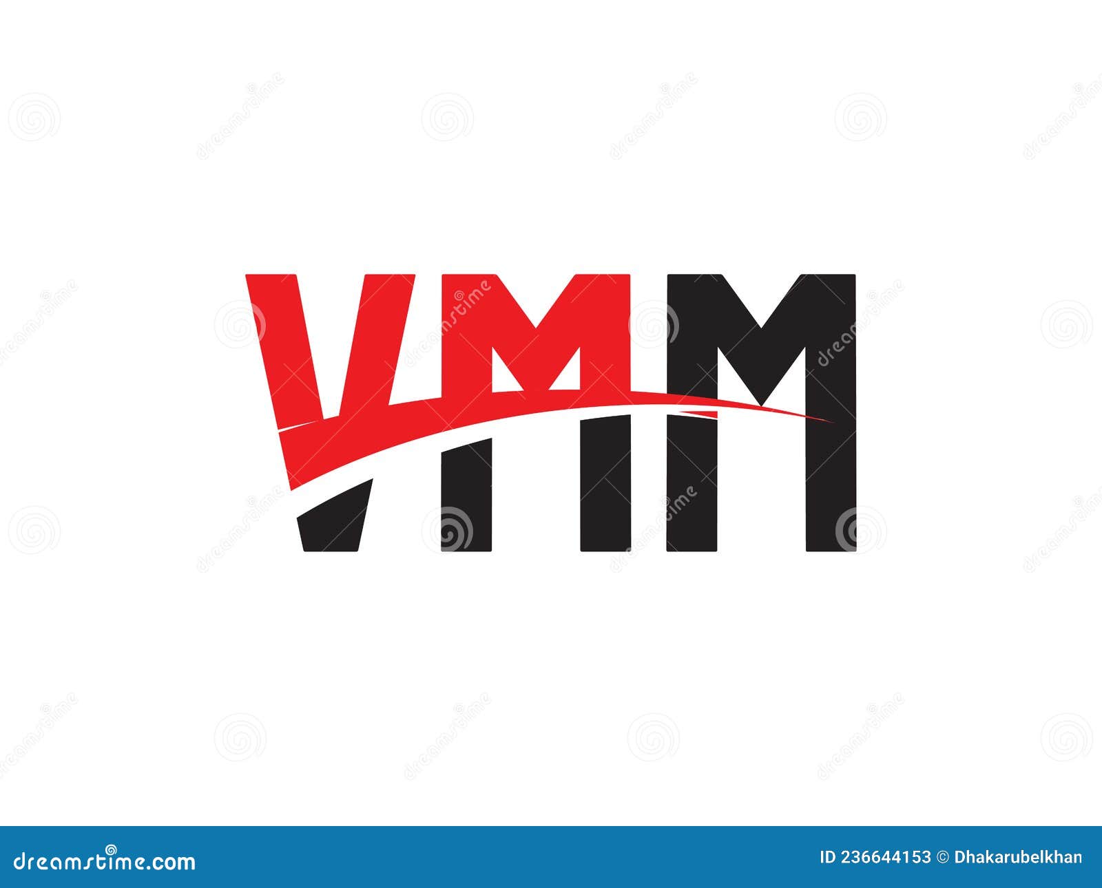 VMM Letter Initial Logo Design Vector Illustration Stock Vector ...