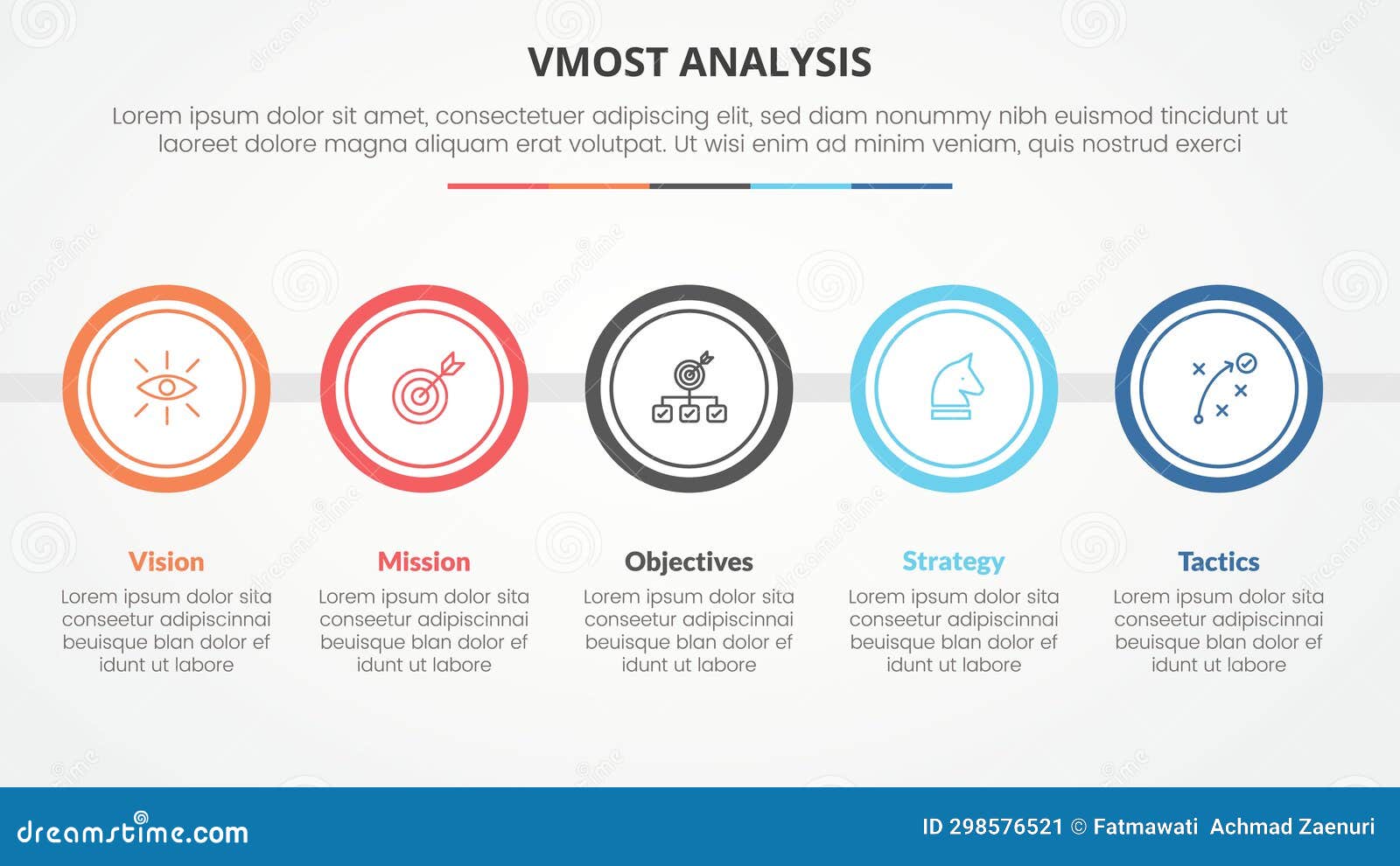Vmost Analysis Template Infographic Concept for Slide Presentation with ...