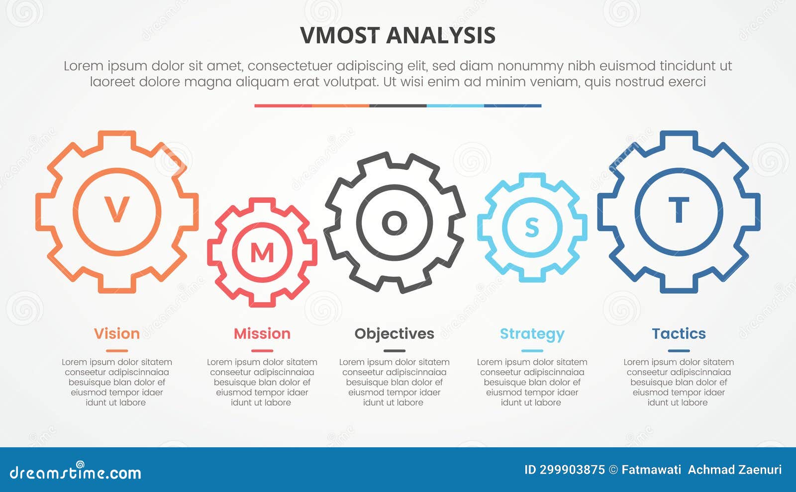 Vmost Analysis Template Infographic Concept for Slide Presentation with ...