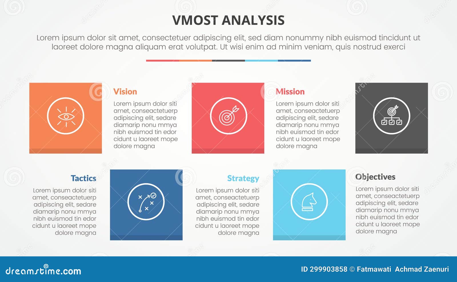 Vmost Analysis Template Infographic Concept for Slide Presentation with ...
