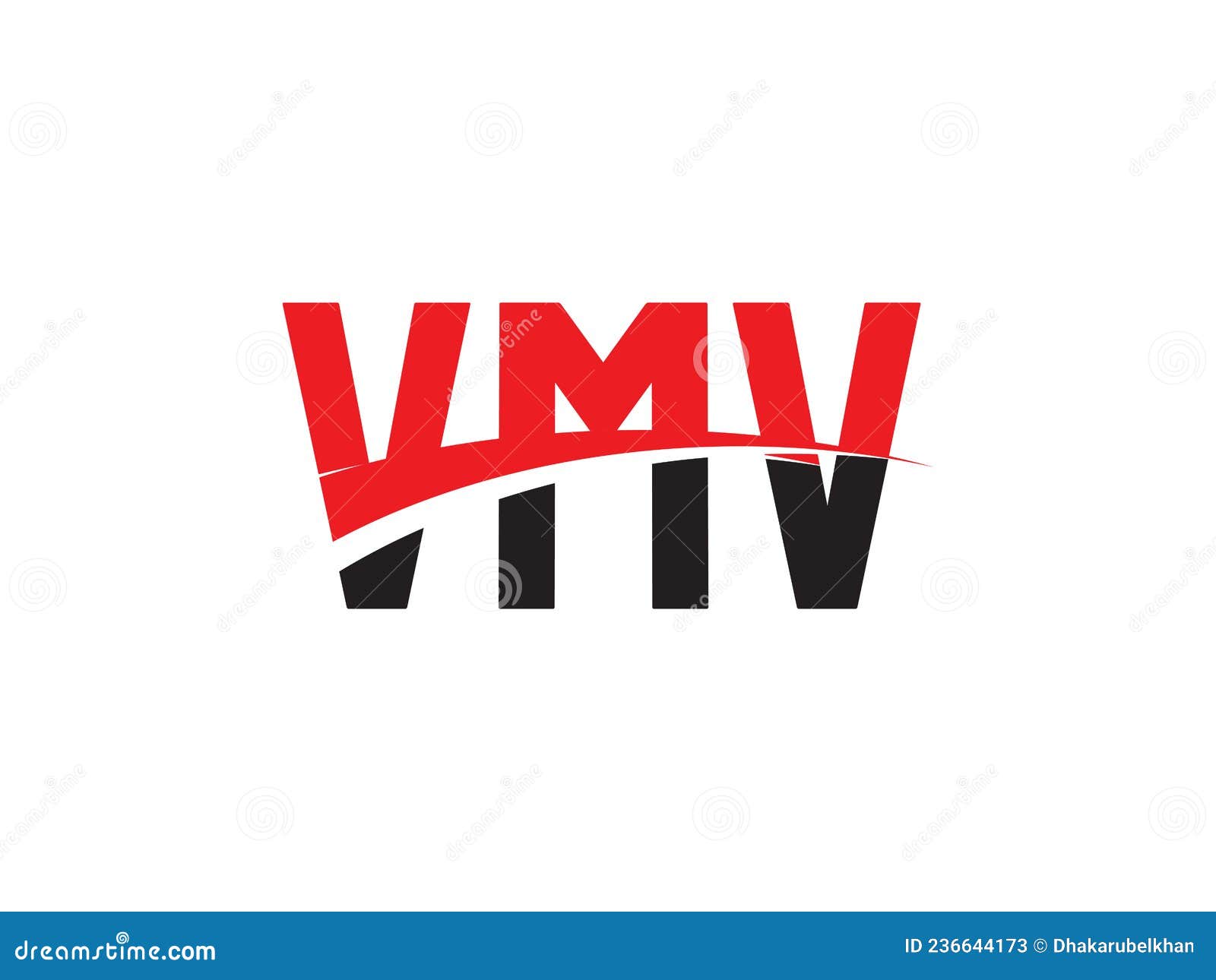 VMV Letter Initial Logo Design Vector Illustration Stock Vector ...