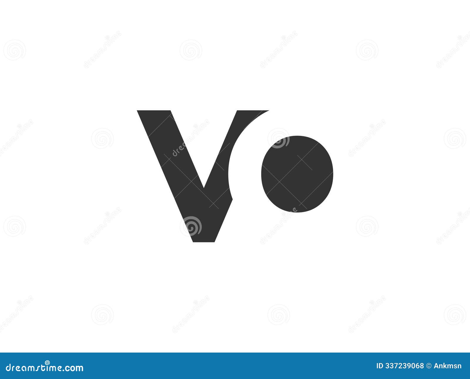 VO Creative Geometric Initial Based Modern and Minimal Logo. Letter V O ...