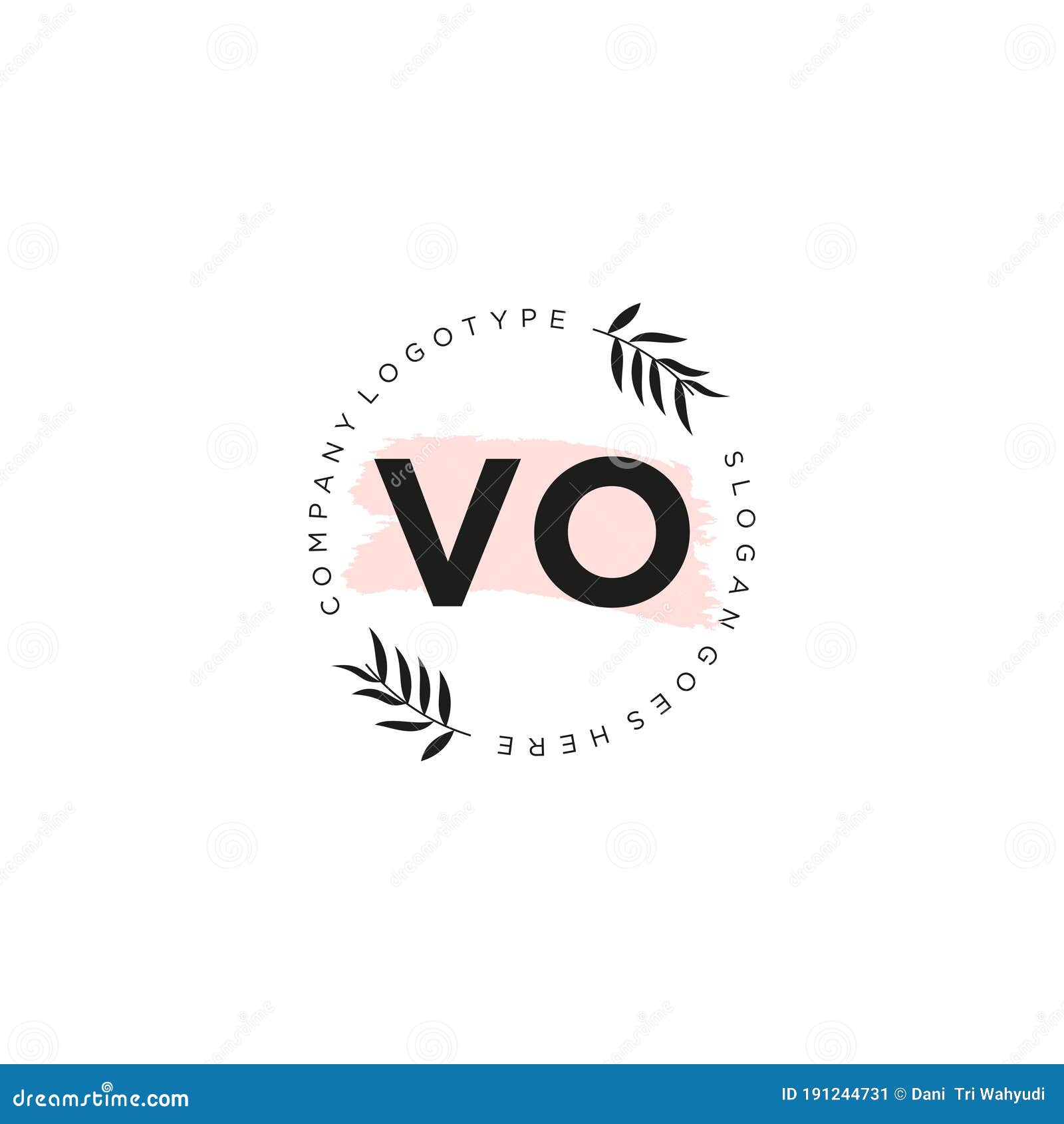 VO Letter Logo Icon Design Template Elements Stock Vector ...