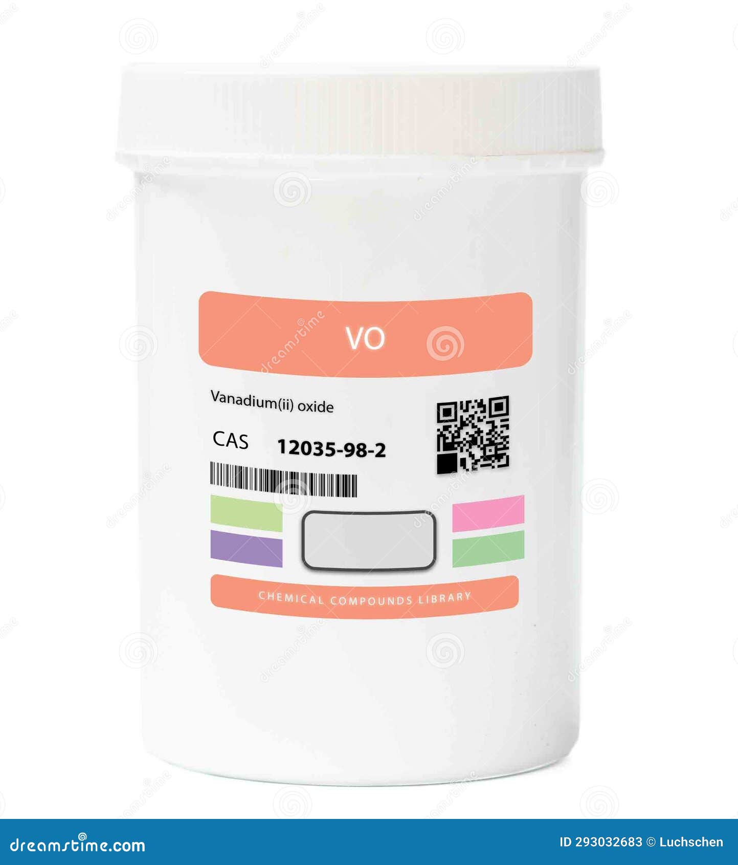 VO - Vanadium(II) Oxide stock image. Image of compound - 293032683