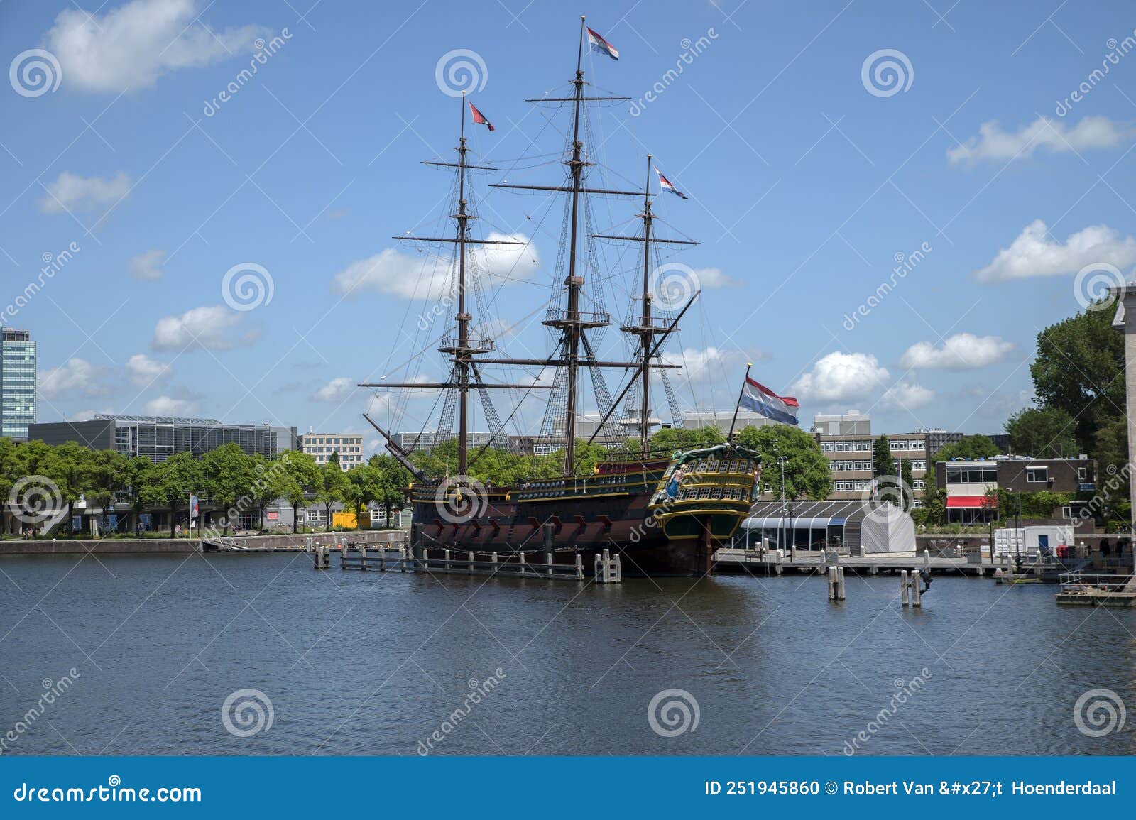 VOC Ship the Doen at Amsterdam the Netherlands 9-6-2022 Editorial Image ...