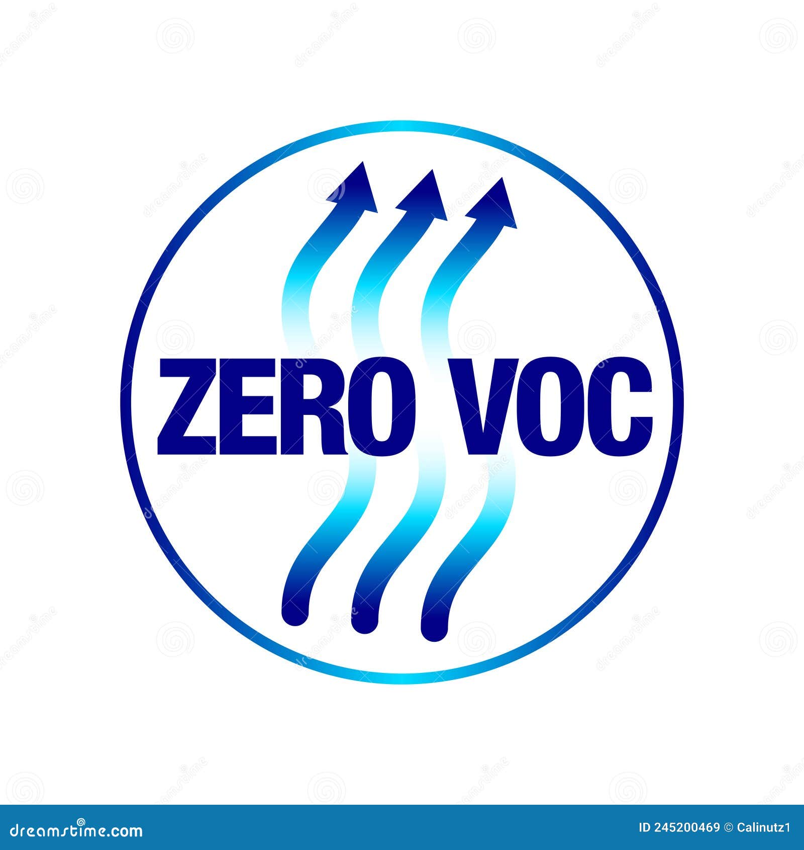 VOC - Volatile Organic Compounds Vector Badge Icon Stock Vector ...