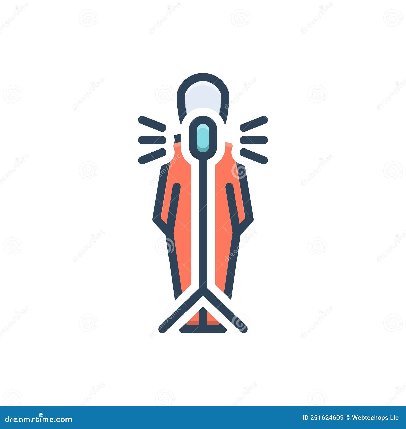 Color Illustration Icon for Vocal, Vocalic and Artist Stock ...