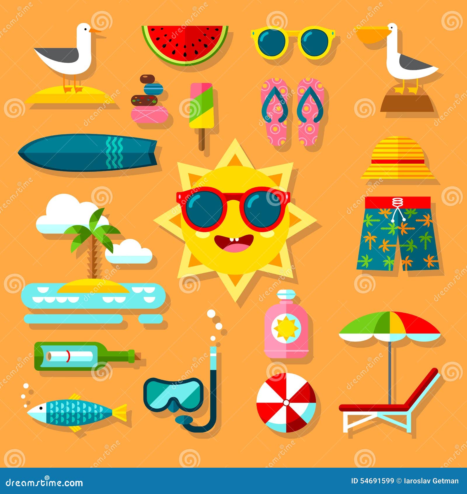 Vocation Icon Set stock vector. Illustration of mask - 54691599