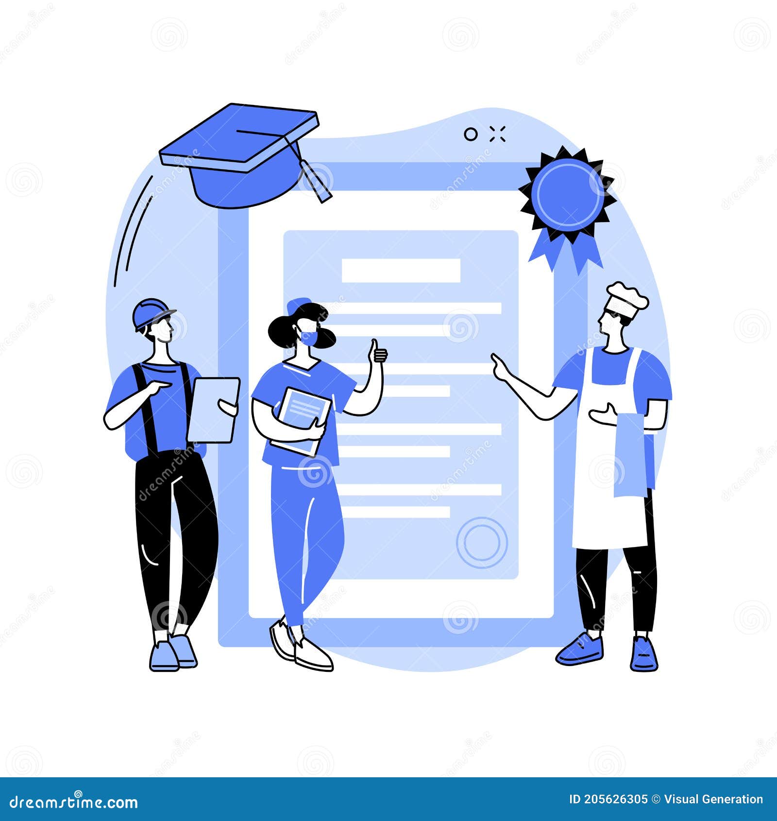 Vocational Education Abstract Concept Vector Illustration. Stock Vector ...