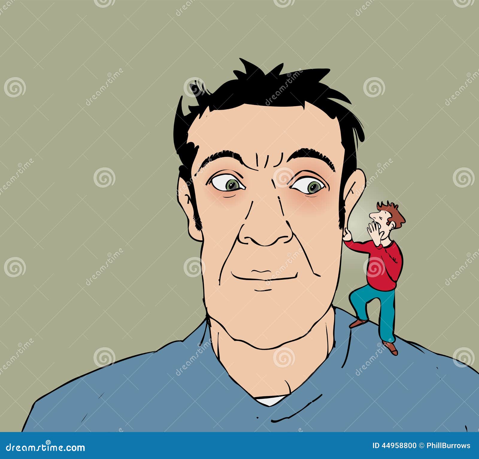 Voces ilustración del vector. Ilustración de interno - 44958800