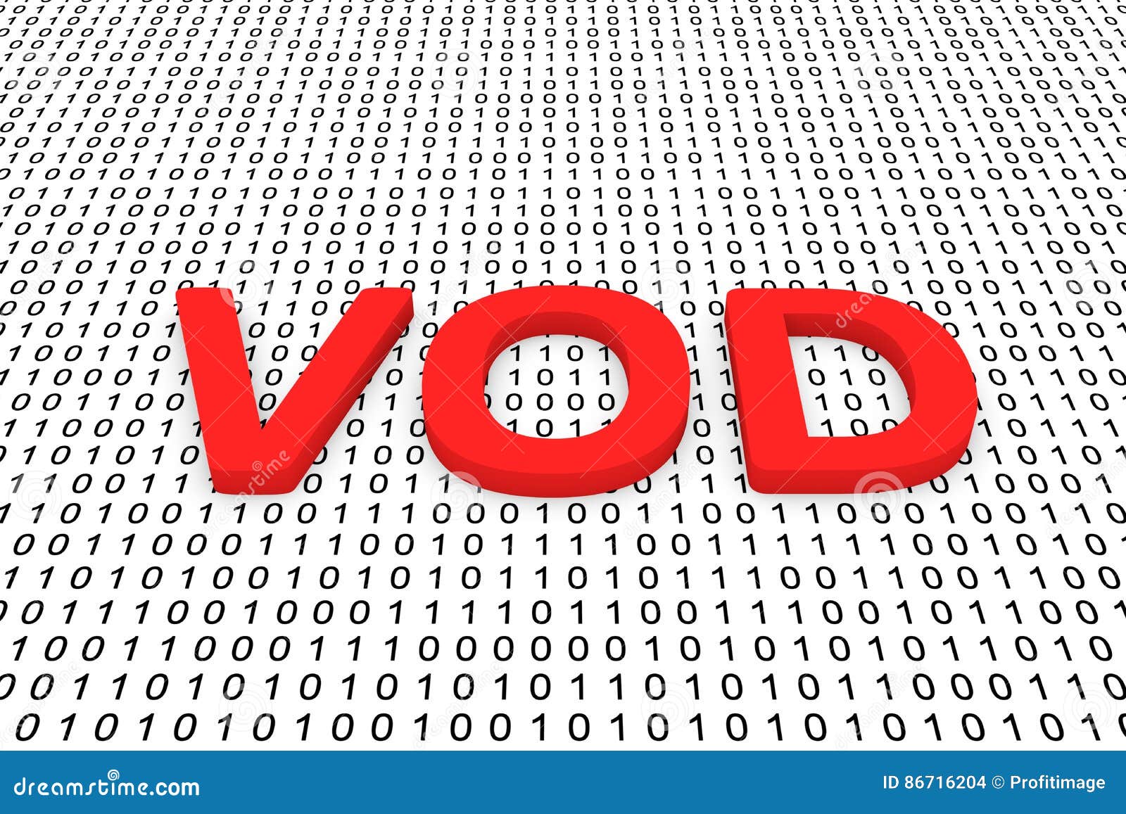 Vod stock illustration. Illustration of number, programs - 86716204