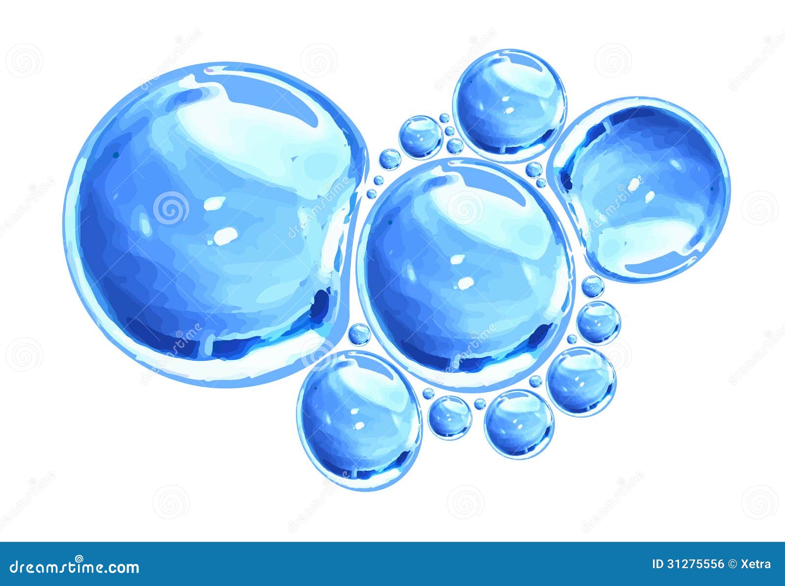 Vector aqua stock illustration. Illustration of background - 31275556