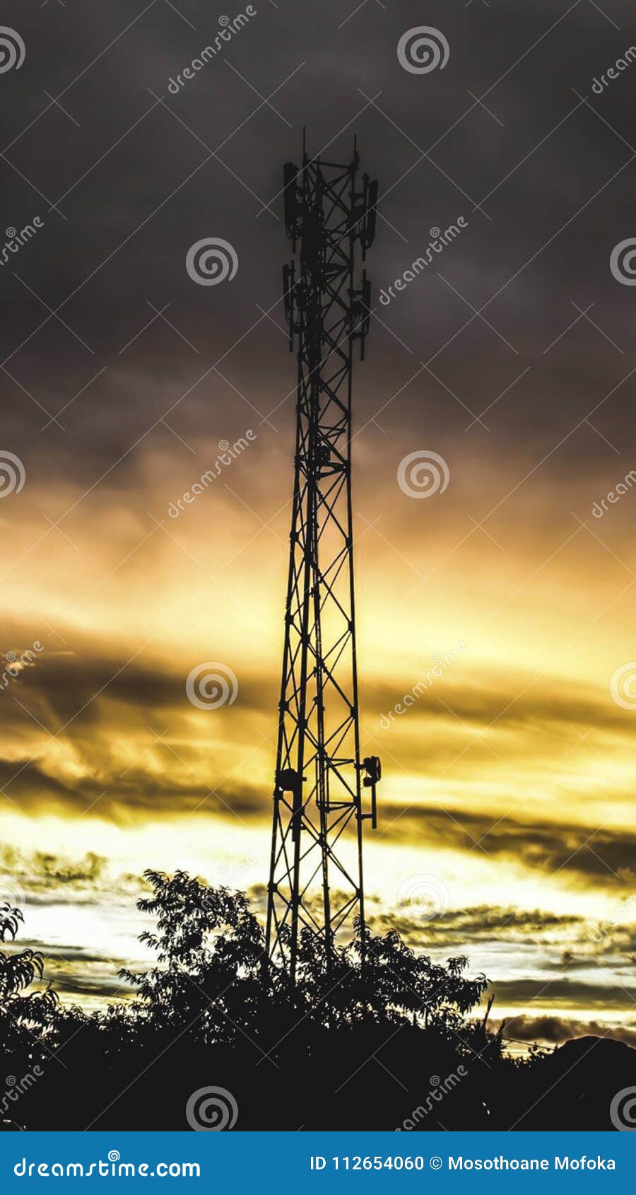 VODACOM TOWER stock photo. Image of vodacom, tower - 112654060