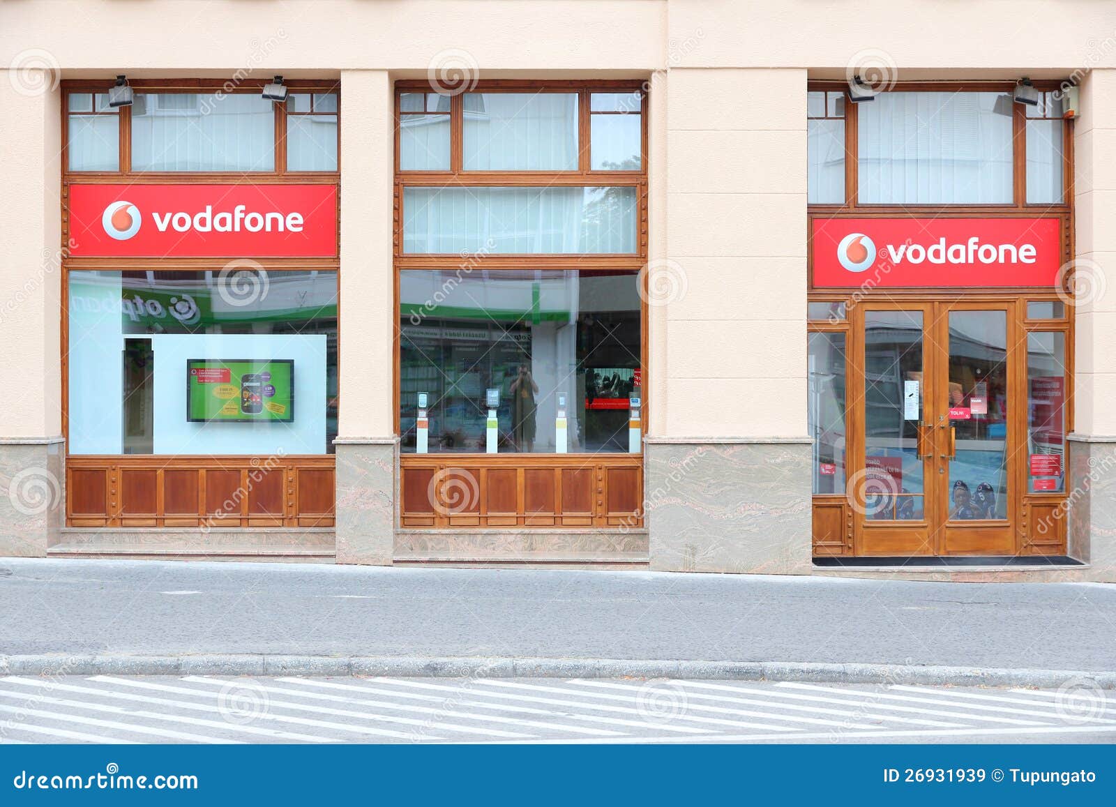 Vodafone Hungary editorial stock image. Image of vodafone - 26931939