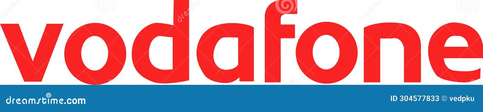Vodafone Logo Vector , Telecom Company Typography, Telecommunications ...