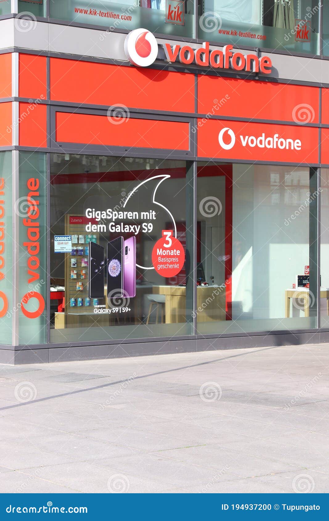 Vodafone Mobile Operator Shop Editorial Image - Image of shopper ...