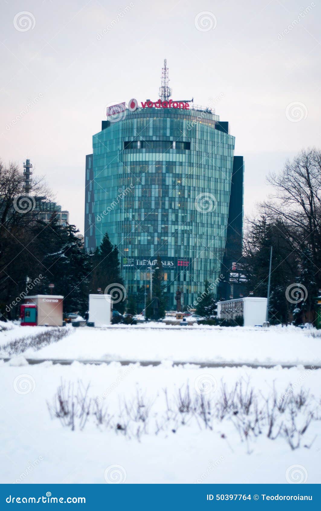 Vodafone tower editorial stock image. Image of vodafone - 50397764