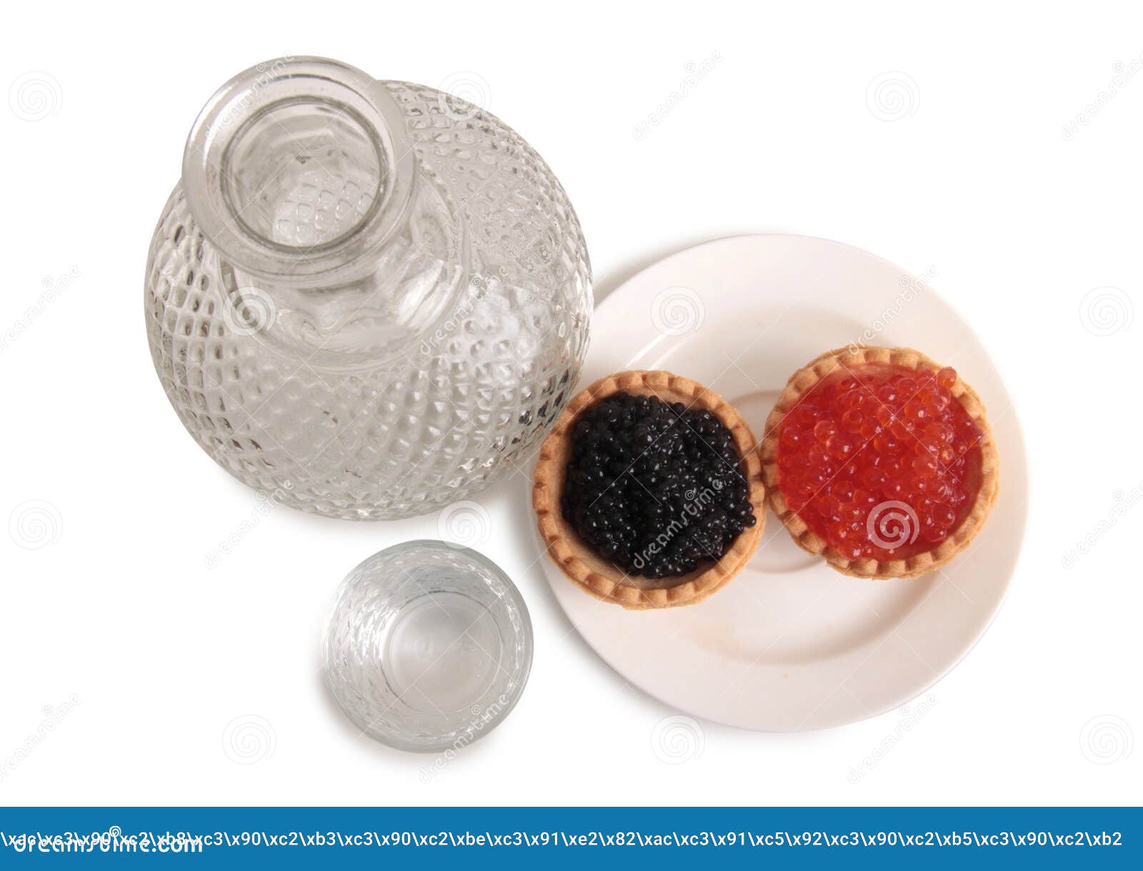 Vodka and caviar six stock image. Image of cookery, appetizer - 89733479