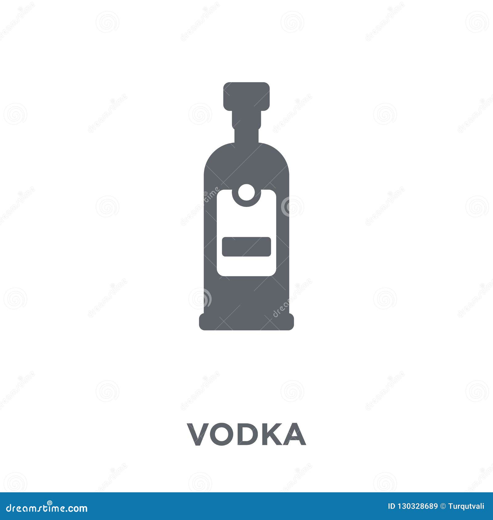 Vodka Icon from Drinks Collection. Stock Vector - Illustration of shot ...