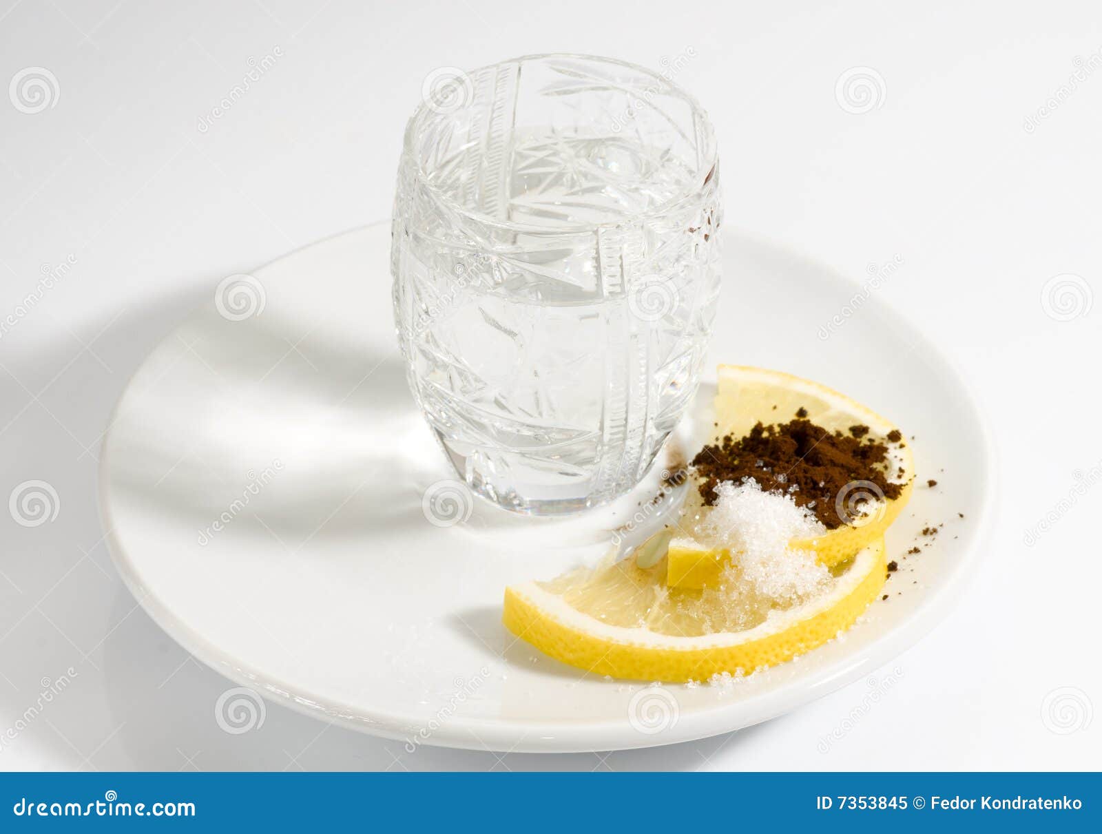 Vodka and Nikolashka snack stock image. Image of shooter - 7353845
