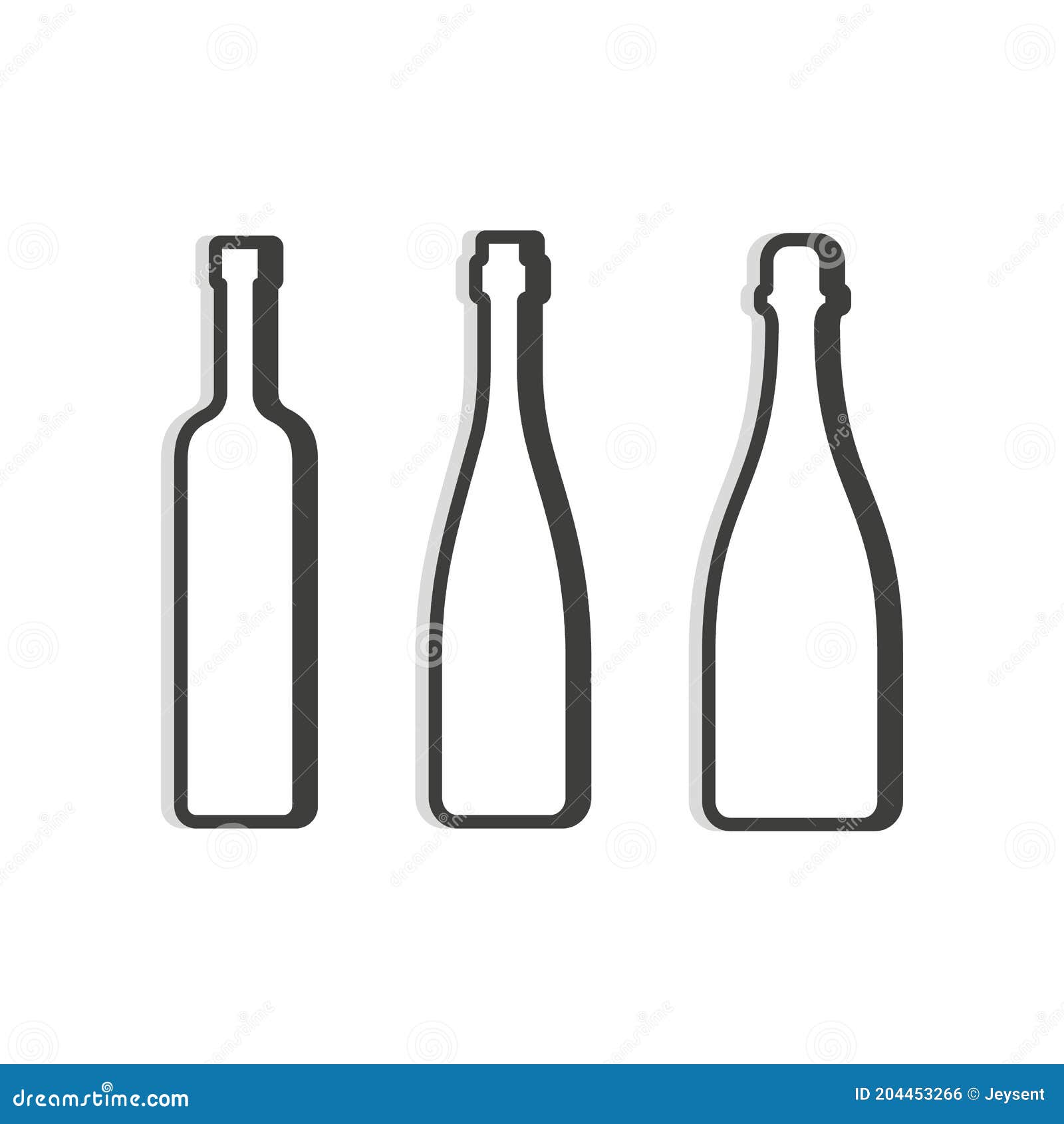 Simple Alcoholic Compounds, Molecular Models And Formulas Cartoon ...