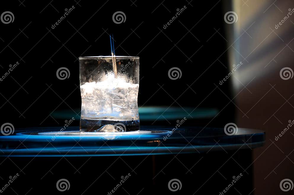 Vodka on rocks drink stock image. Image of rocks, refreshing - 9519705