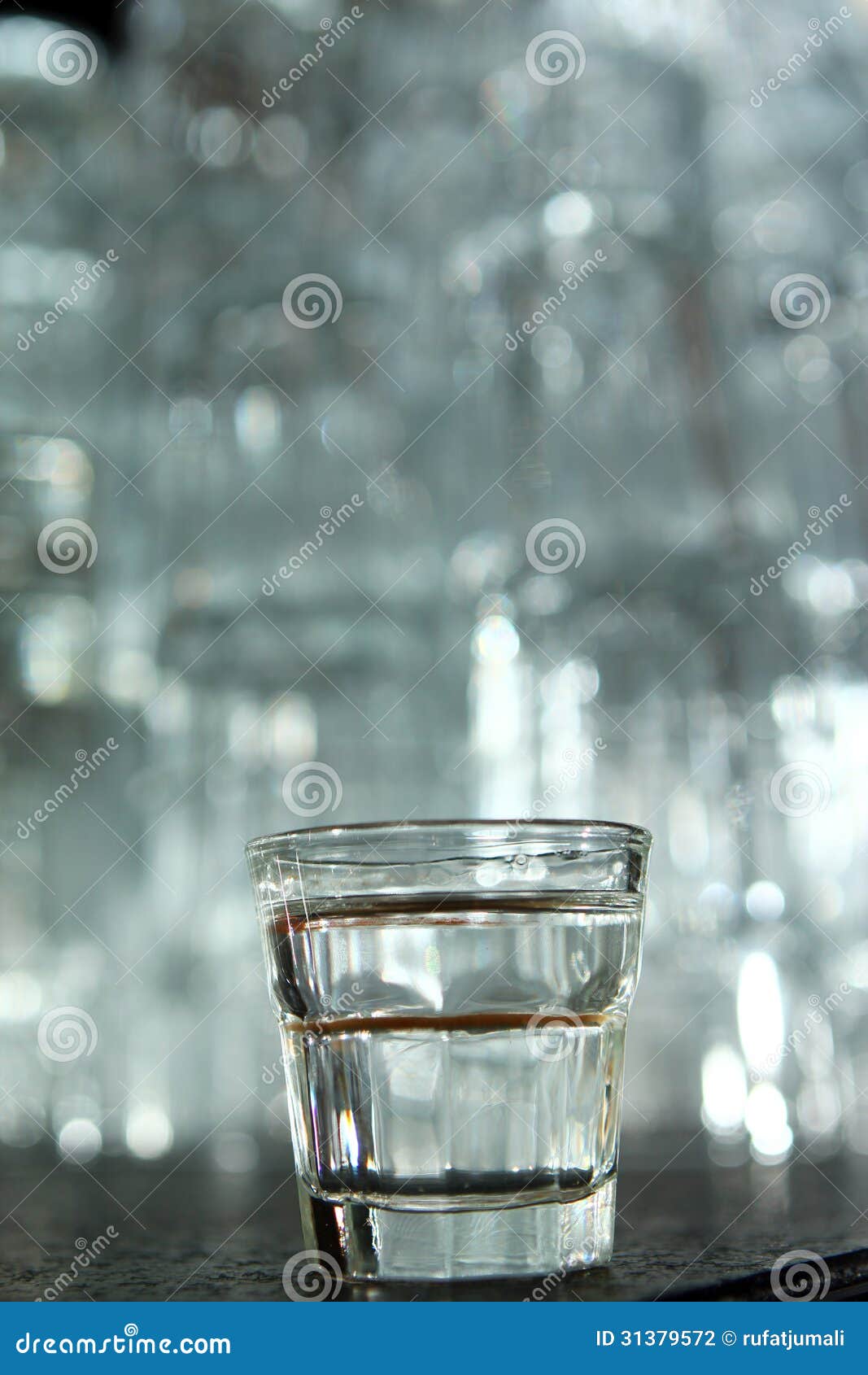 Vodka in a Shot Glass at the Bar Stock Photo - Image of liquor, color ...