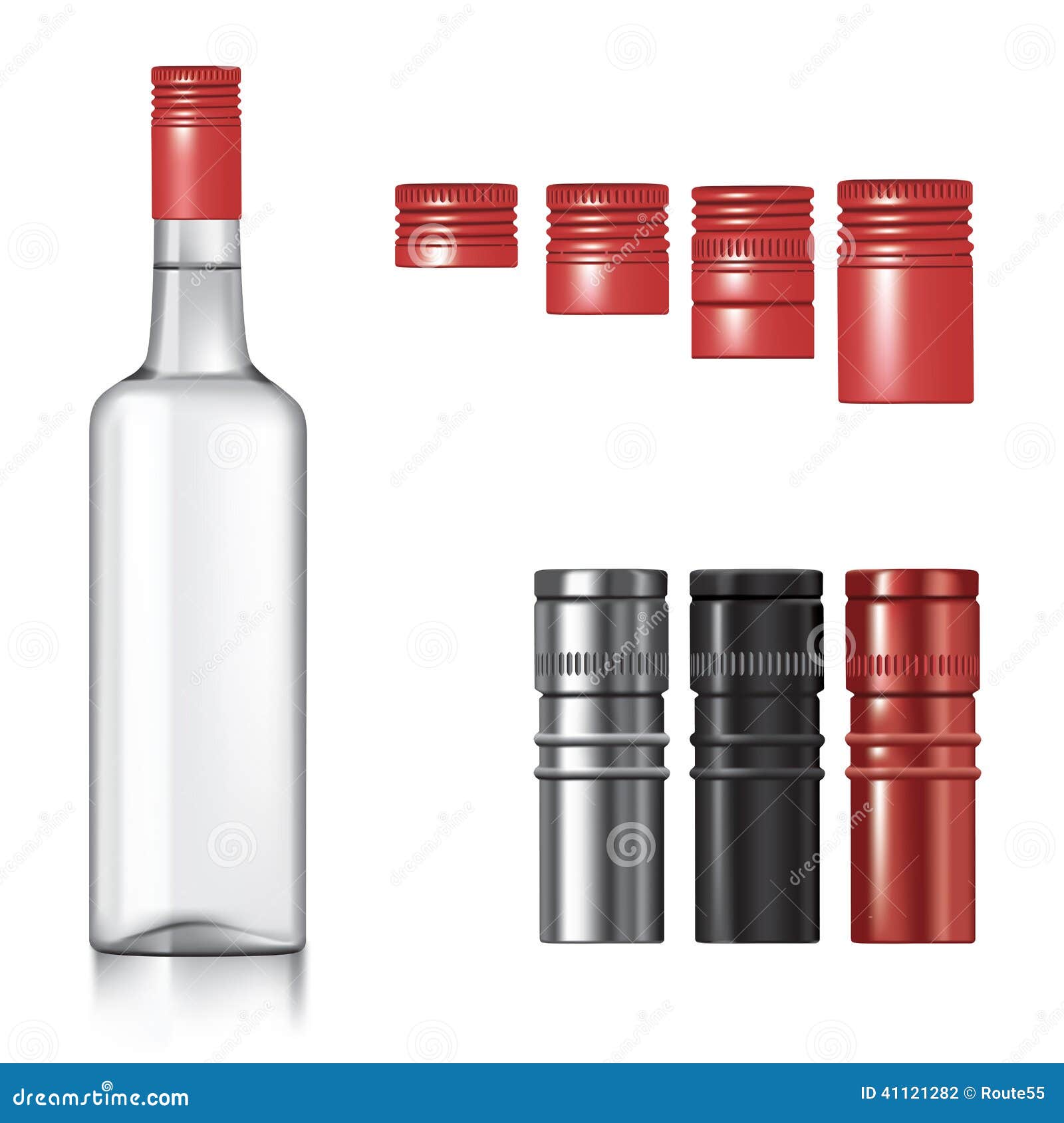 Vodkaflaska med lock vektor illustrationer. Illustration av silhuett ...