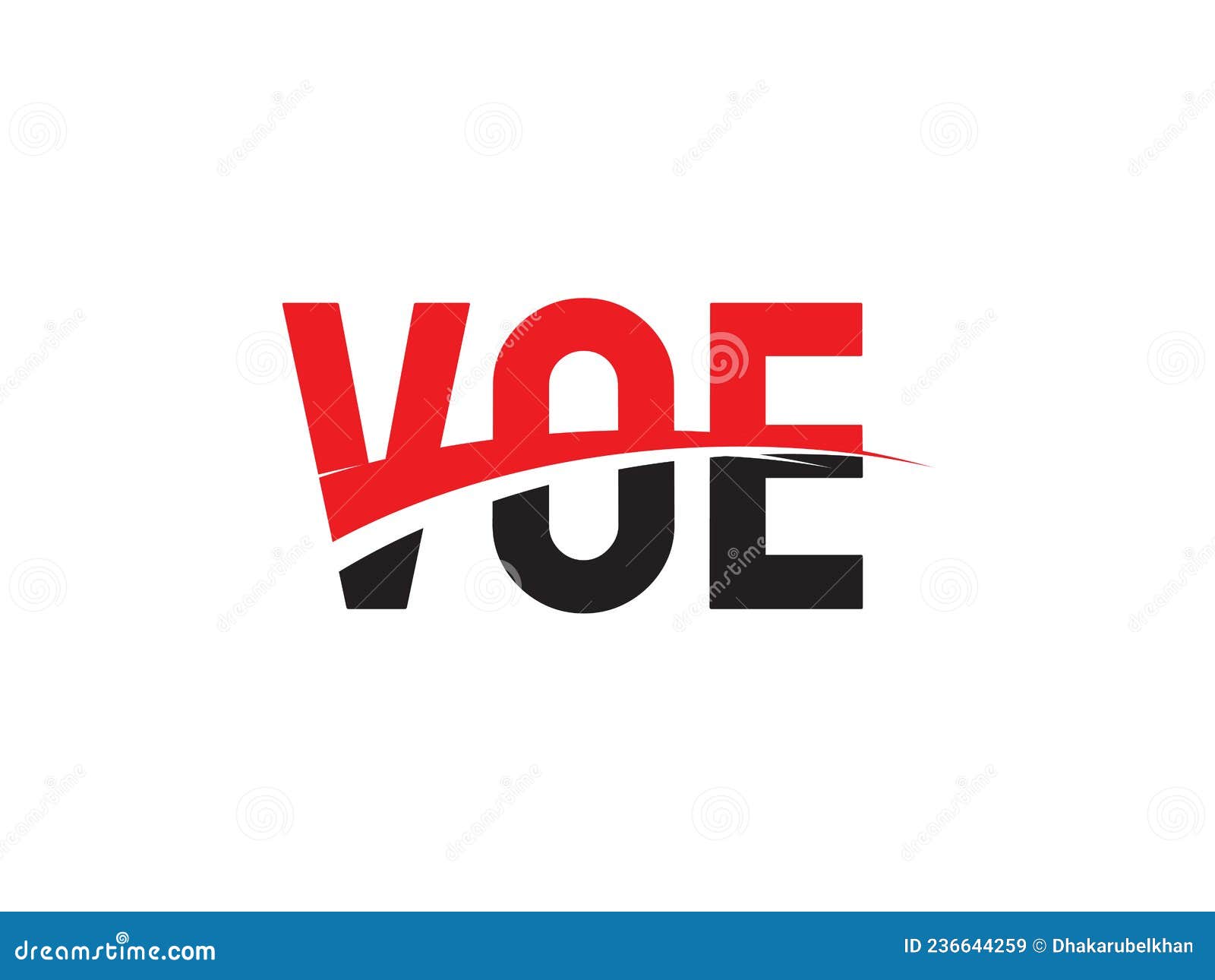 VOE Letter Initial Logo Design Vector Illustration Stock Vector ...