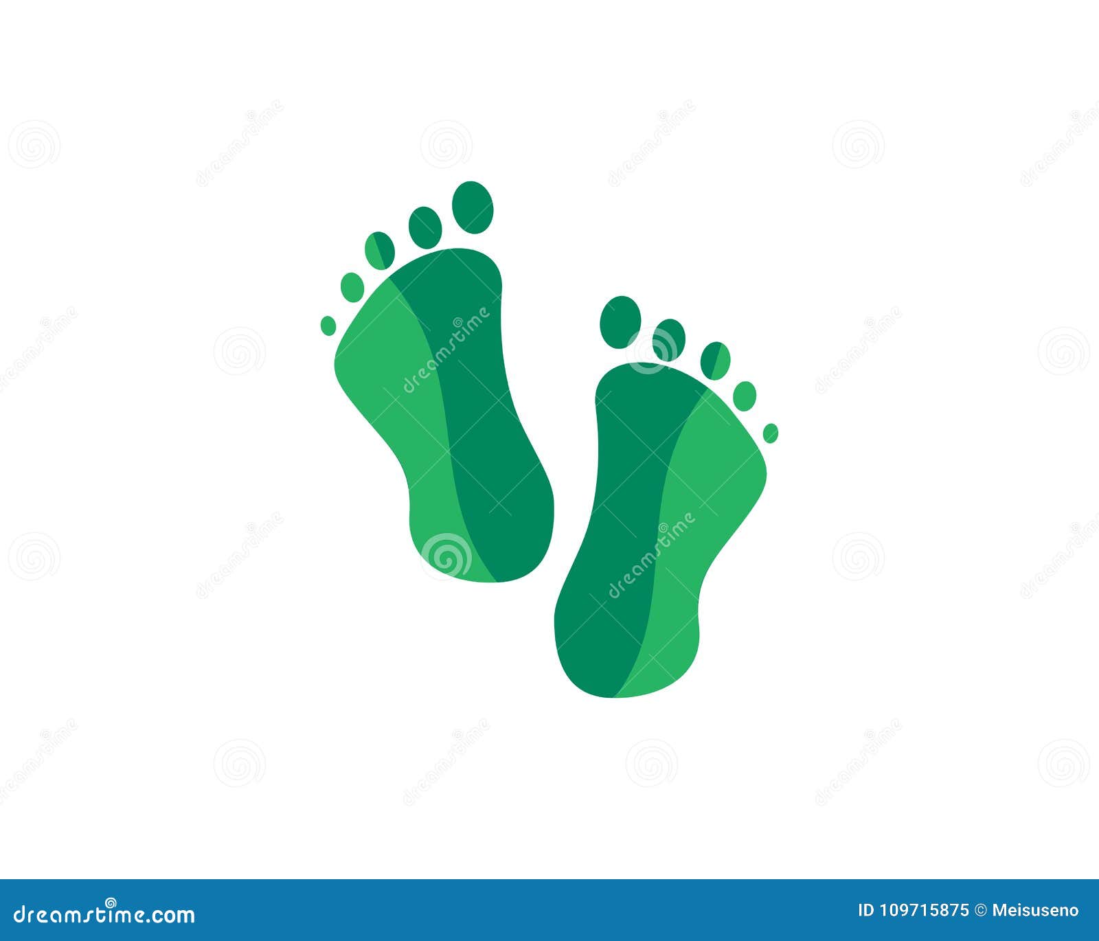 Voet vector illustratie. Illustration of gezondheid - 109715875