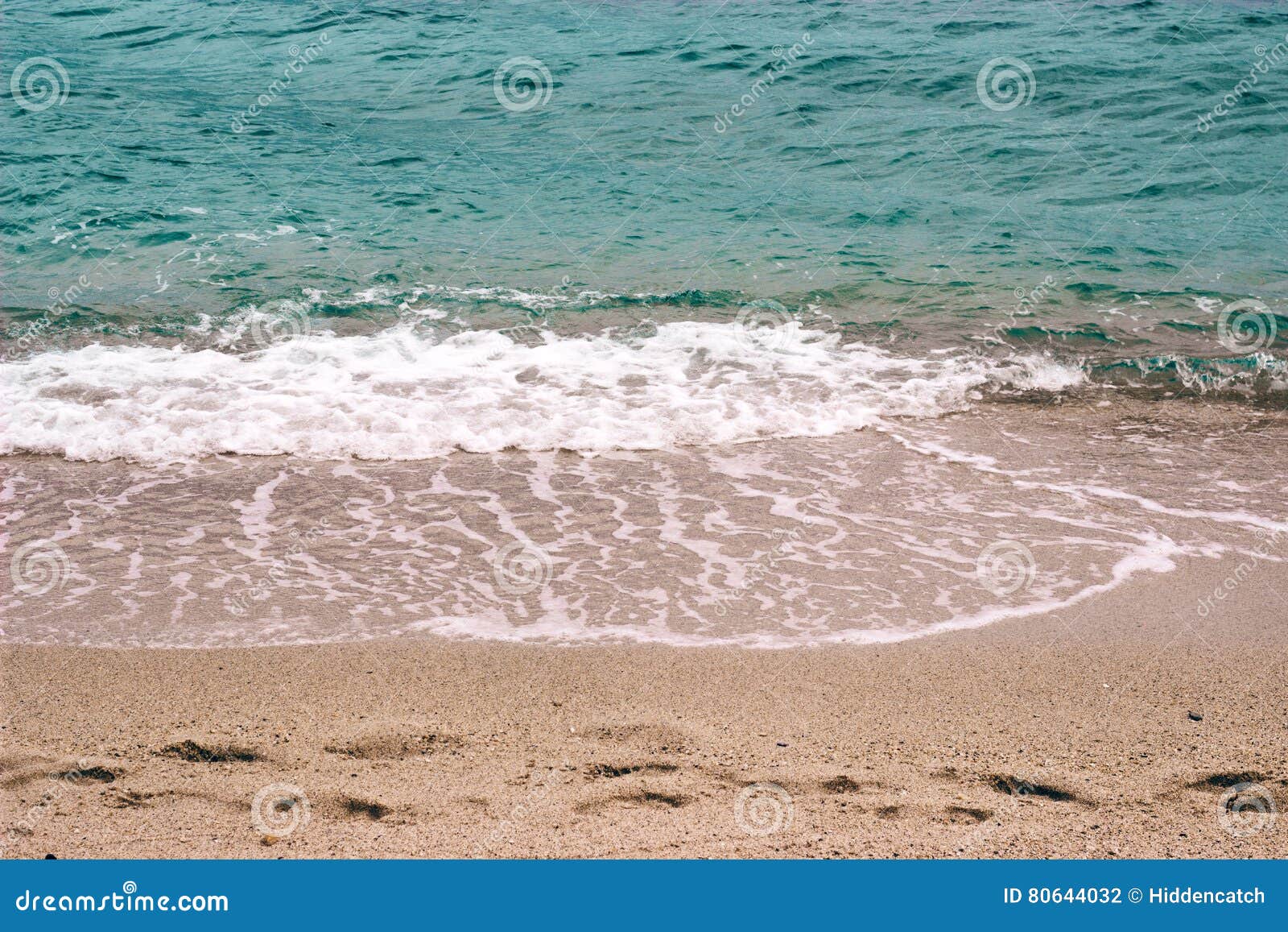 Voetstappen in Het Zand Op Het Strand Stock Foto - Image of achtergrond ...