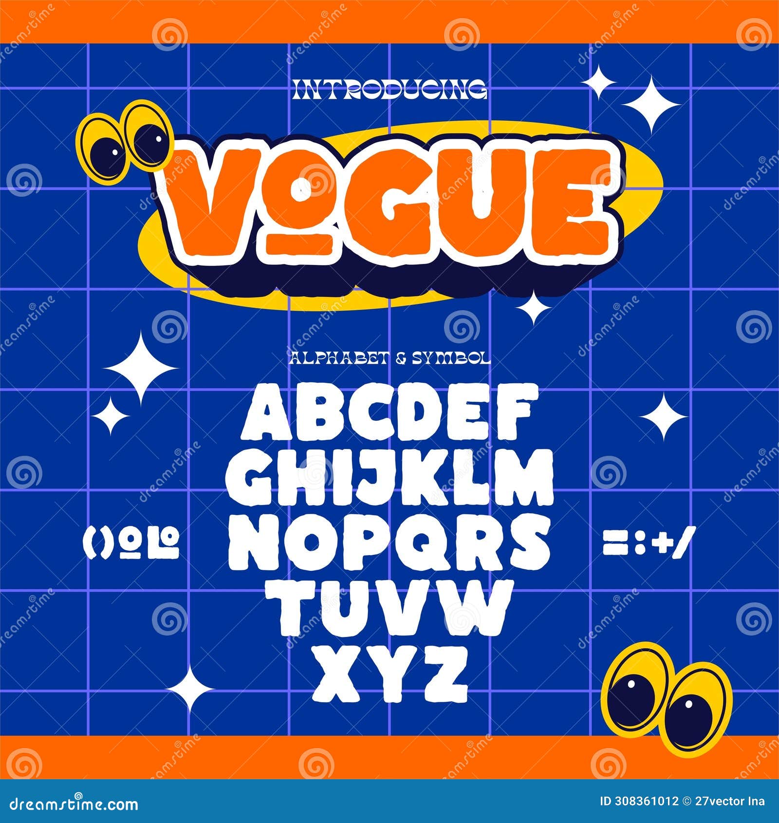 Vogue Playful and Bold Font, Modern Typeface Design. Alphabet ...