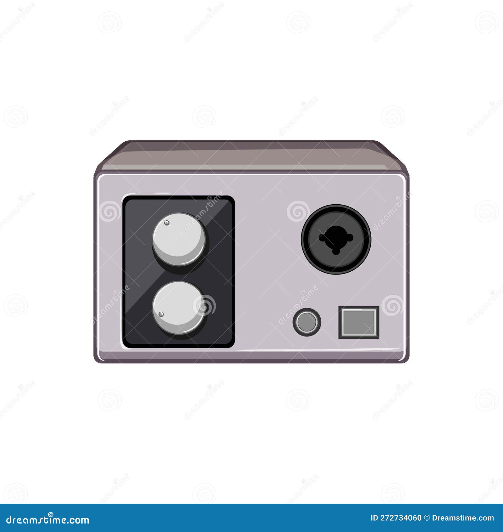 Voice Audio Interface Cartoon Vector Illustration Stock Vector ...
