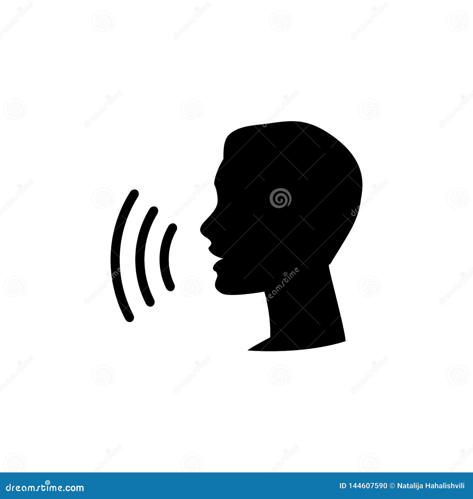 Linear Speaking Icon From Comunation Outline Collection. Thin Line ...