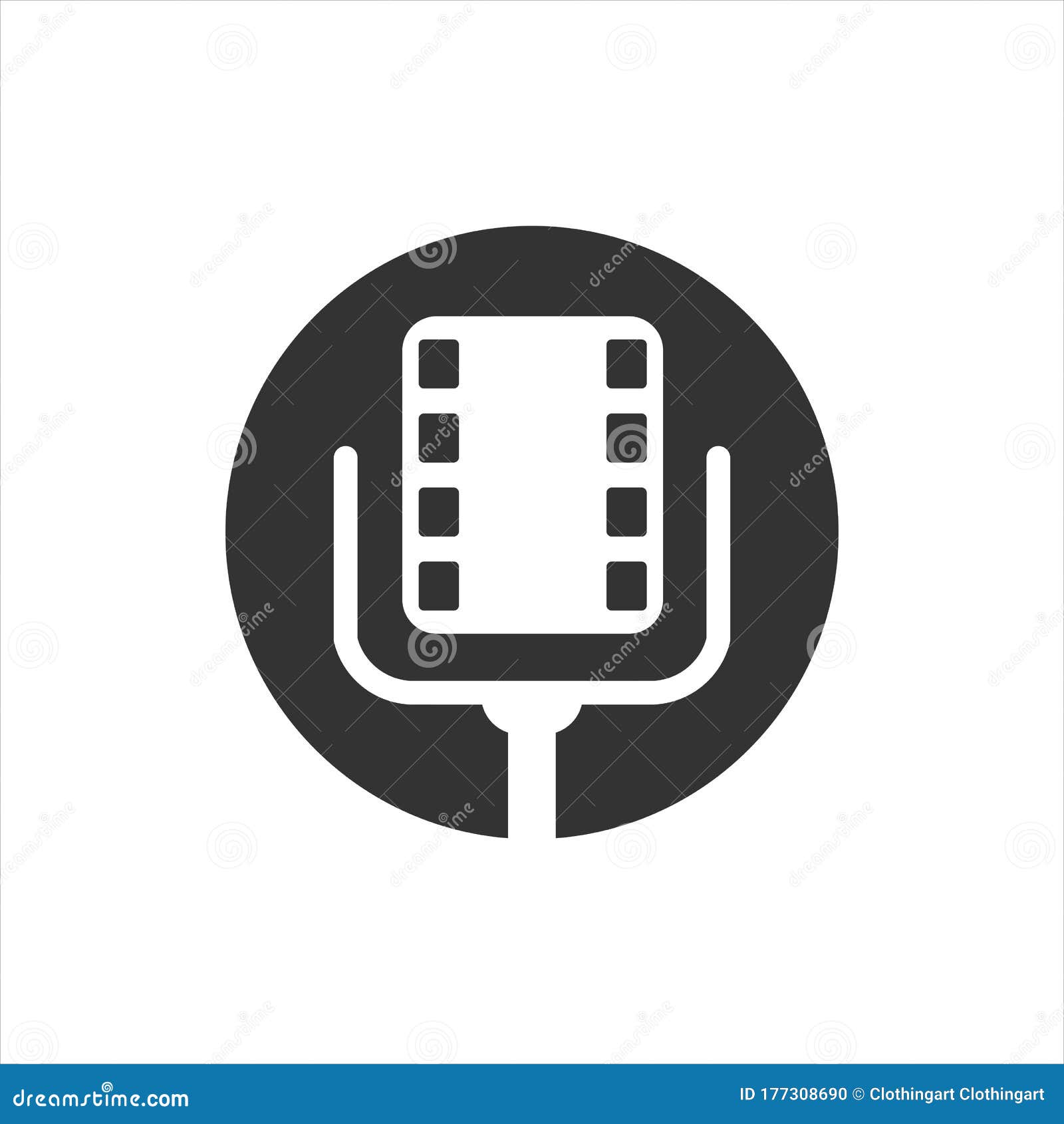 Voice Logo Vector Graphic Abstract Modern Stock Vector - Illustration ...