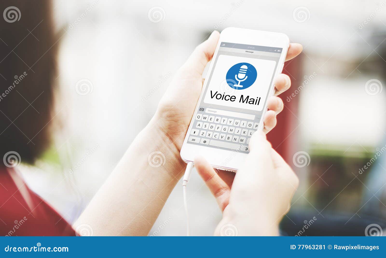Voice Mail Message Notification Communication Concept Stock Image ...